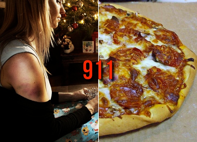 Woman Orders A Pizza From 911 To Save Herself From Domestic Violence