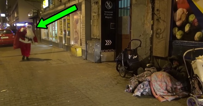 Bringing Christmas To The Homeless In Poland