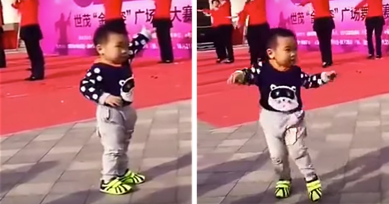 Little Chinese Kid's Dance Moves Are Undeniable
