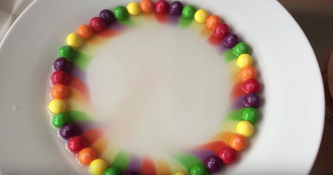 Add Hot Water to Skittles and You Get a Really Cool Magic Trick