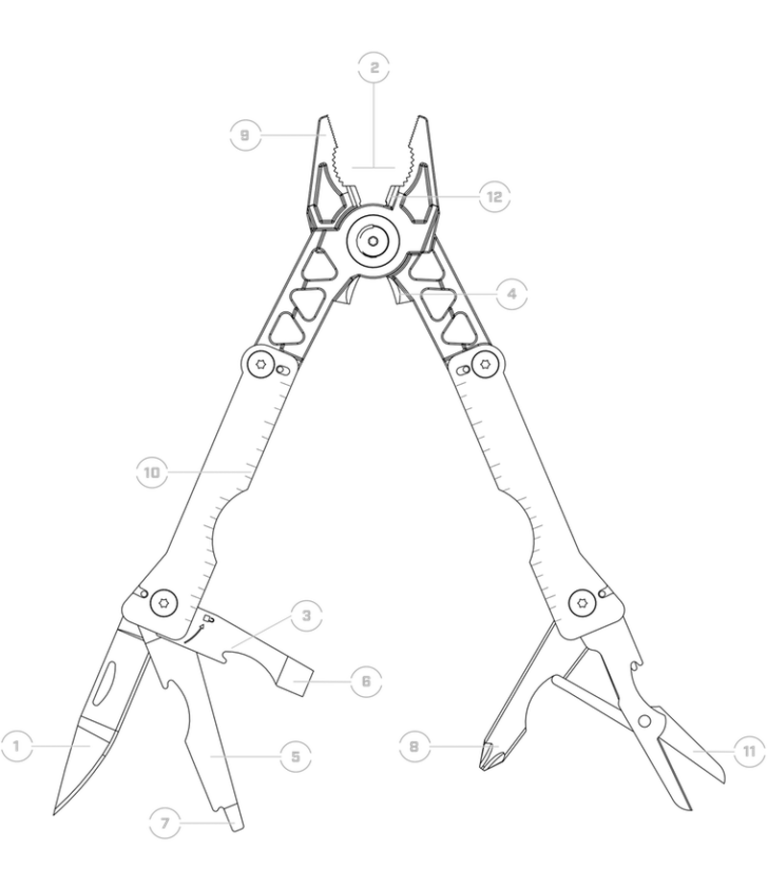 The SOG Sync II - Turn Your Belt Buckle Into A Multi-Tool With 12 Tools