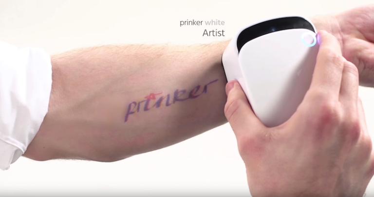 The Prinker Instantly Draws Temporary Tattoos Right on Your Skin