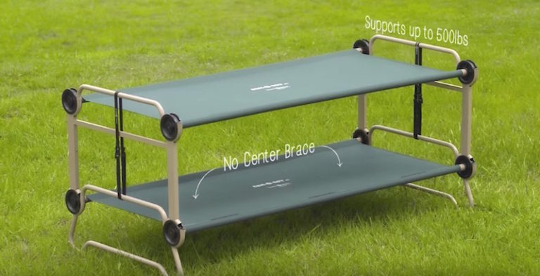 Disc-O-Bed: Portable Bunk Bed That Doubles as a Couch in the Wild