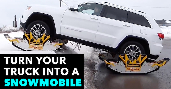 Track N Go: Turn Your Tuck into a Snowmobile