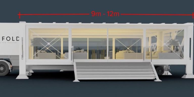 Ten Fold Portable Building: Spring Up a Home Anywhere