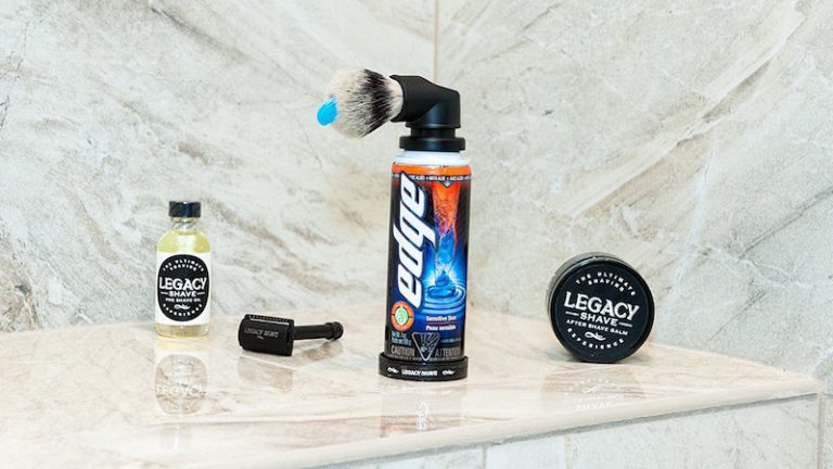 Legacy Shaving Brush: The Brush That Attaches to Your Shaving Cream