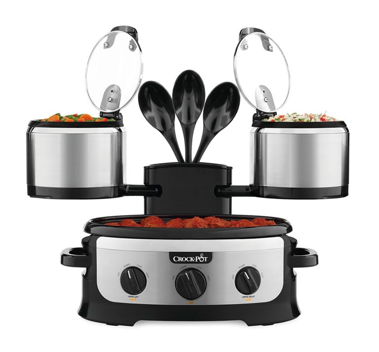 Swing and Serve Crock-Pot: Cook and Serve 3 Different Foods with One ...