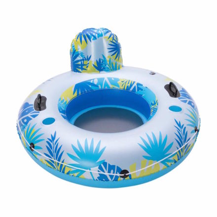 Big Sky Water Floatie: Inflatable Pool Island with Built-In Cupholders