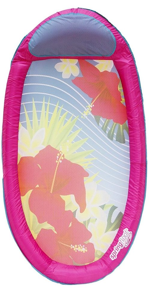 SwimWays Spring Float Recliner Pool Lounger: Relax in the Water Comfortably