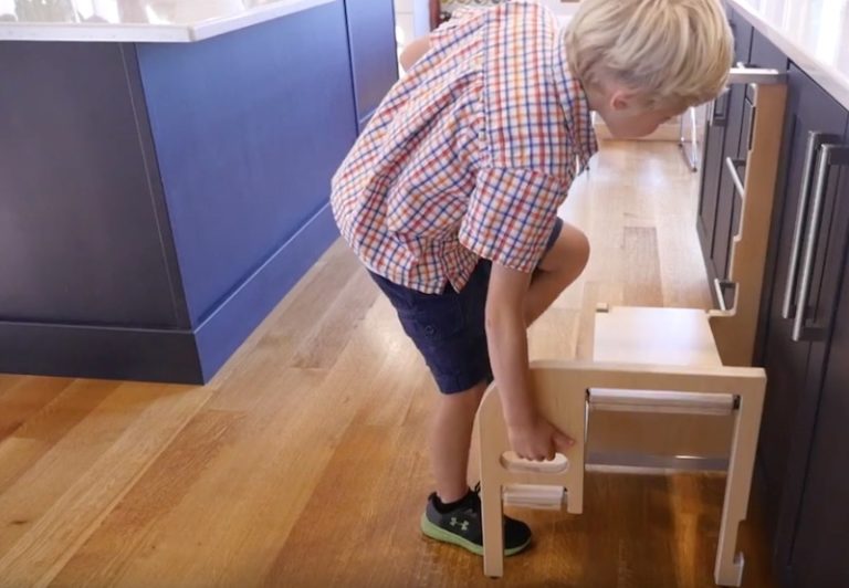 Hideaway Solutions Step 180: The Step Stool Hidden in Your Cabinets